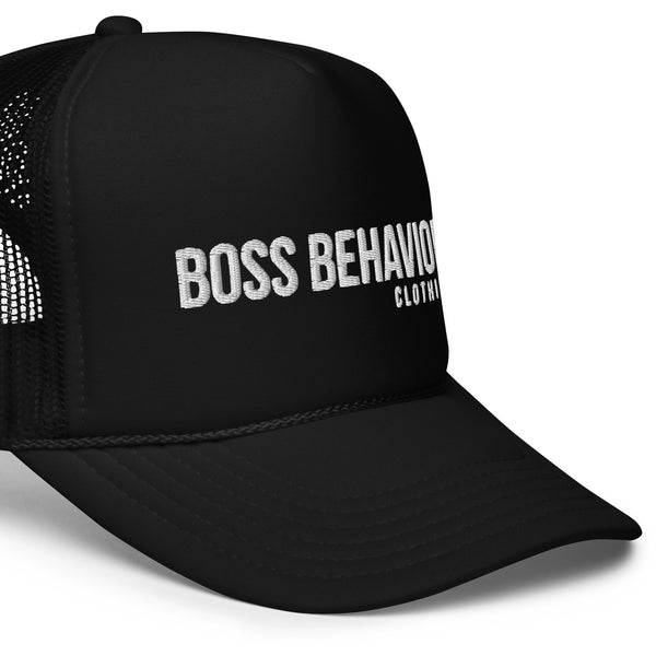 Hats: Boss Behavior Foam trucker hat – Boss Behavior Clothing